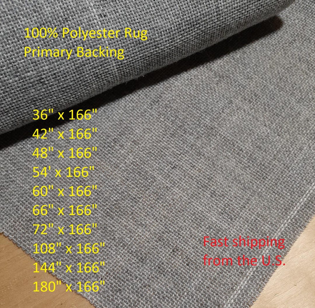 Premium Quality Primary Backing Material 266 GSM, Polyester 166" (4.21 ...