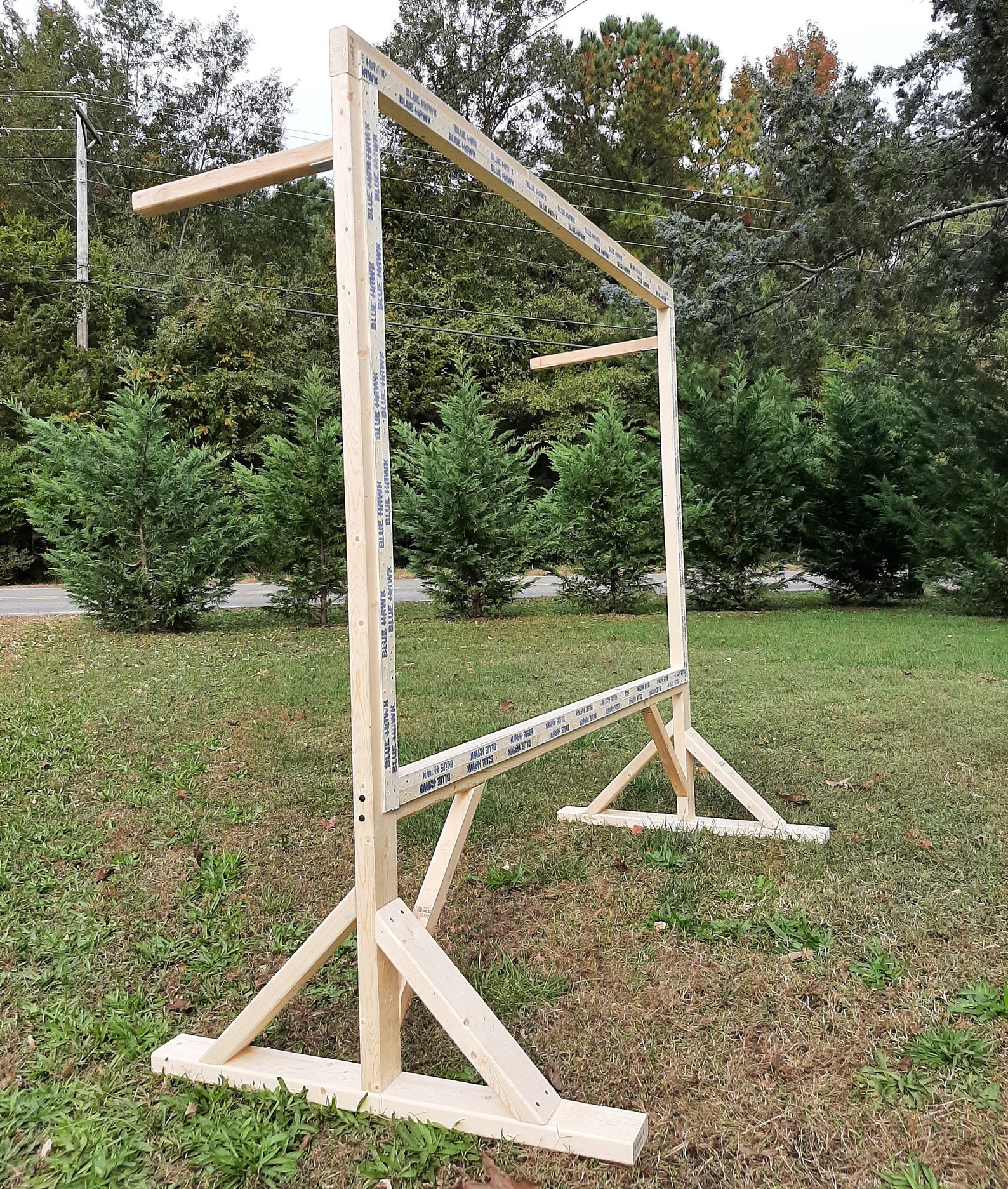 Wooden Free-standing Frame for Rug Tufting Pine Strong and Stable, Two ...