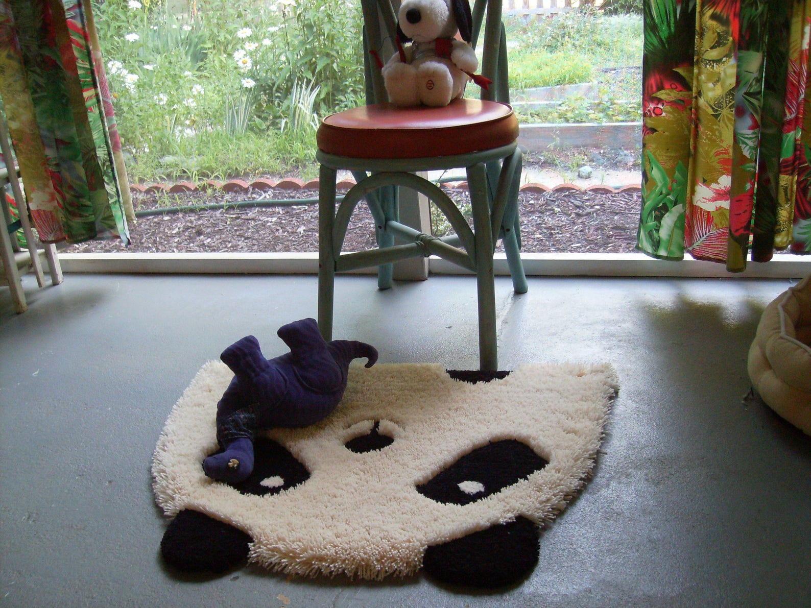 Shaggy Rug for Kids PANDA Hand Tufted Multilevel 100 % Wool - Etsy