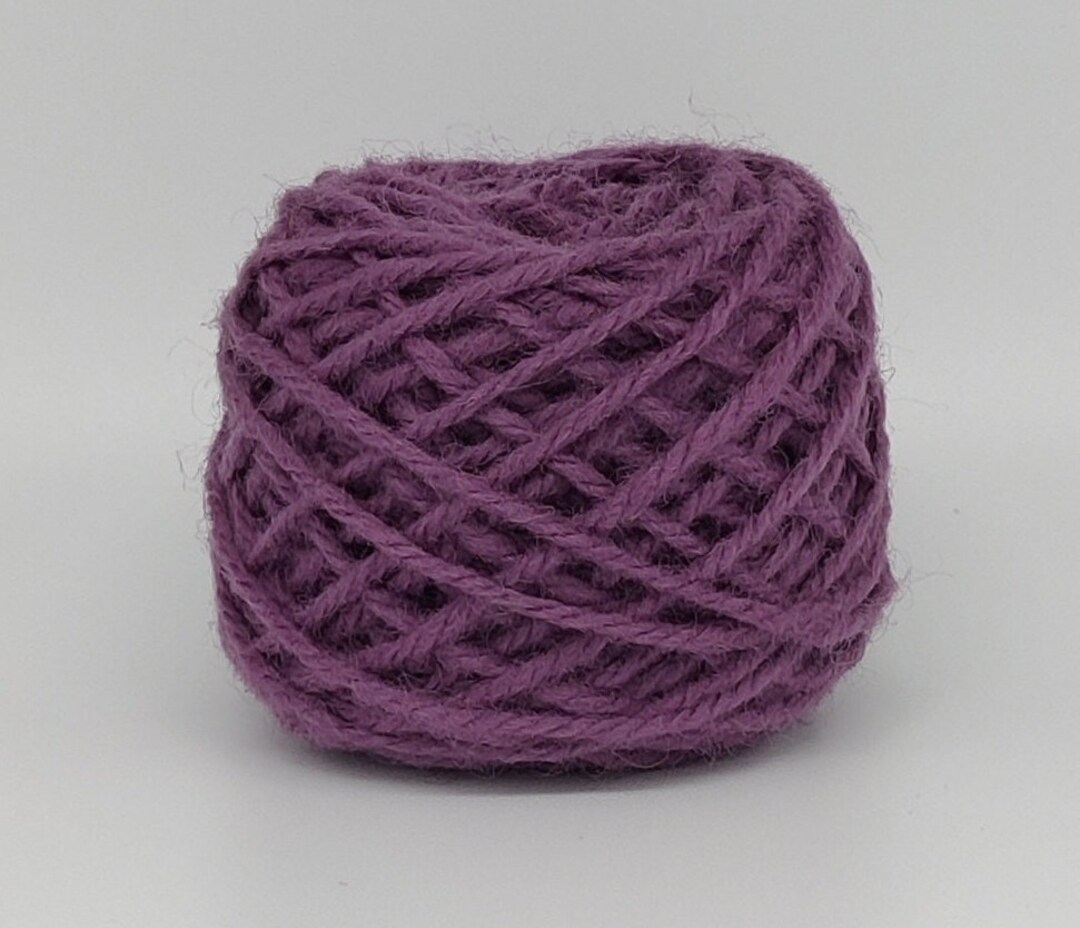 NEW! #121 Dark Lilac Wool Rug Yarn 100% New Zealand Wool Ready for Use ...