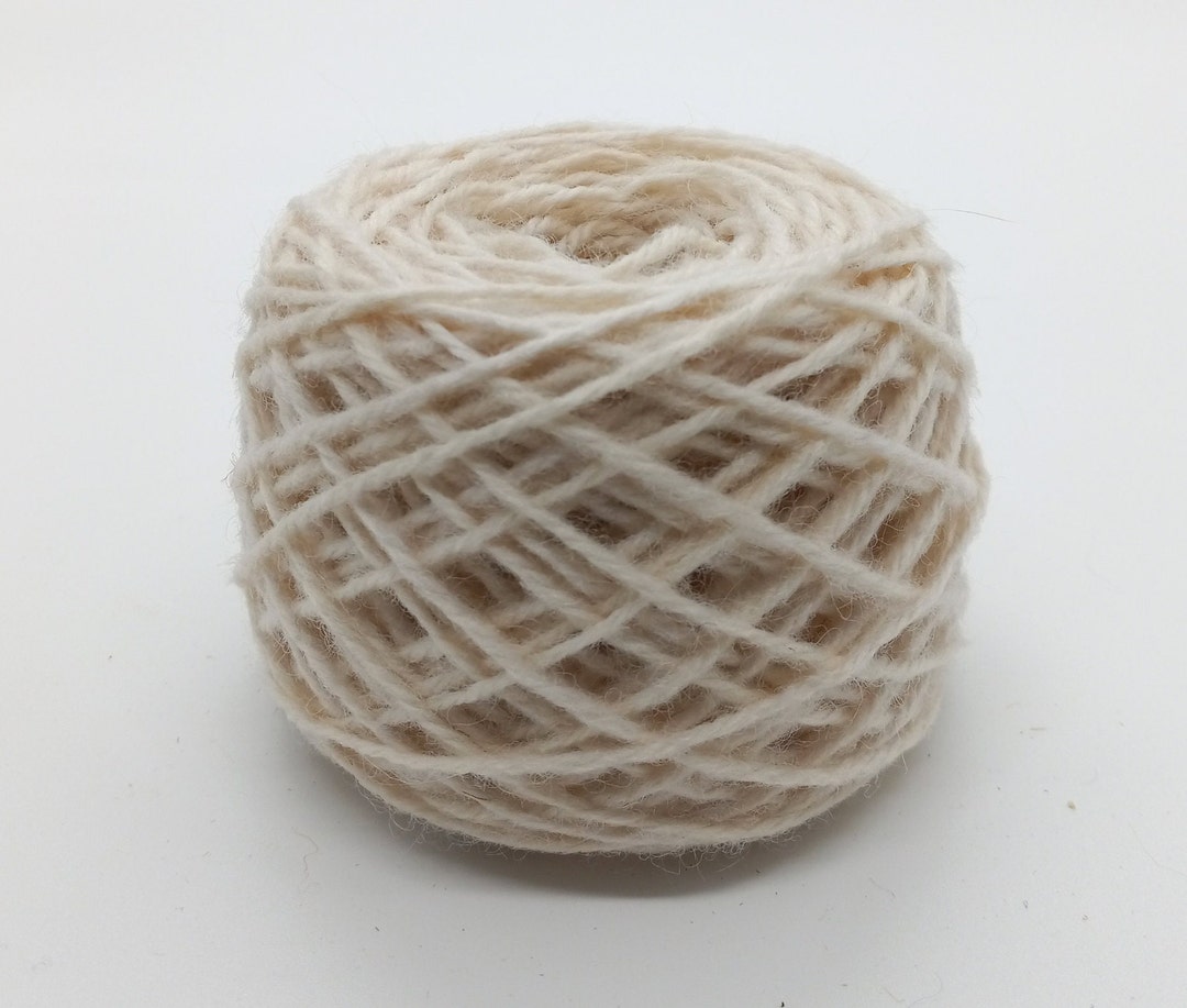 White # FY18 THIN (fine Punch Needle) Wool Rug Yarn 100% Wool 1/8 Lb ...