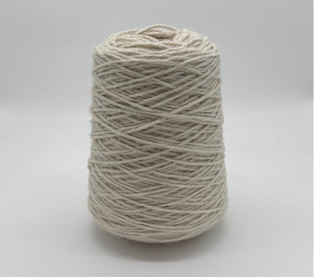 Ivory #127 Wool Rug Yarn 100% New Zealand Wool Ready for Use ~ 3 Ply ...