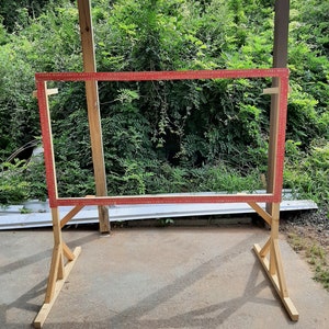 Wooden Free Standing Frame for Rug Tufting Pine Strong and | Etsy