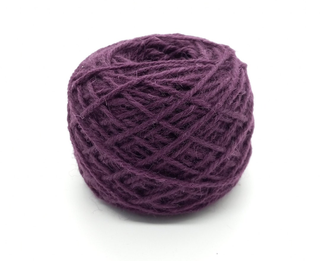 Purple # FY14 THIN (fine Punch Needle) Wool Rug Yarn 100% Wool 1/8 Lb ...