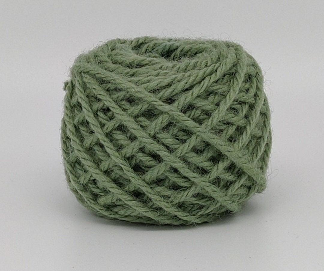Jade #16 Wool Rug Yarn 100% New Zealand Wool Ready for Use ~ 3 Ply ...