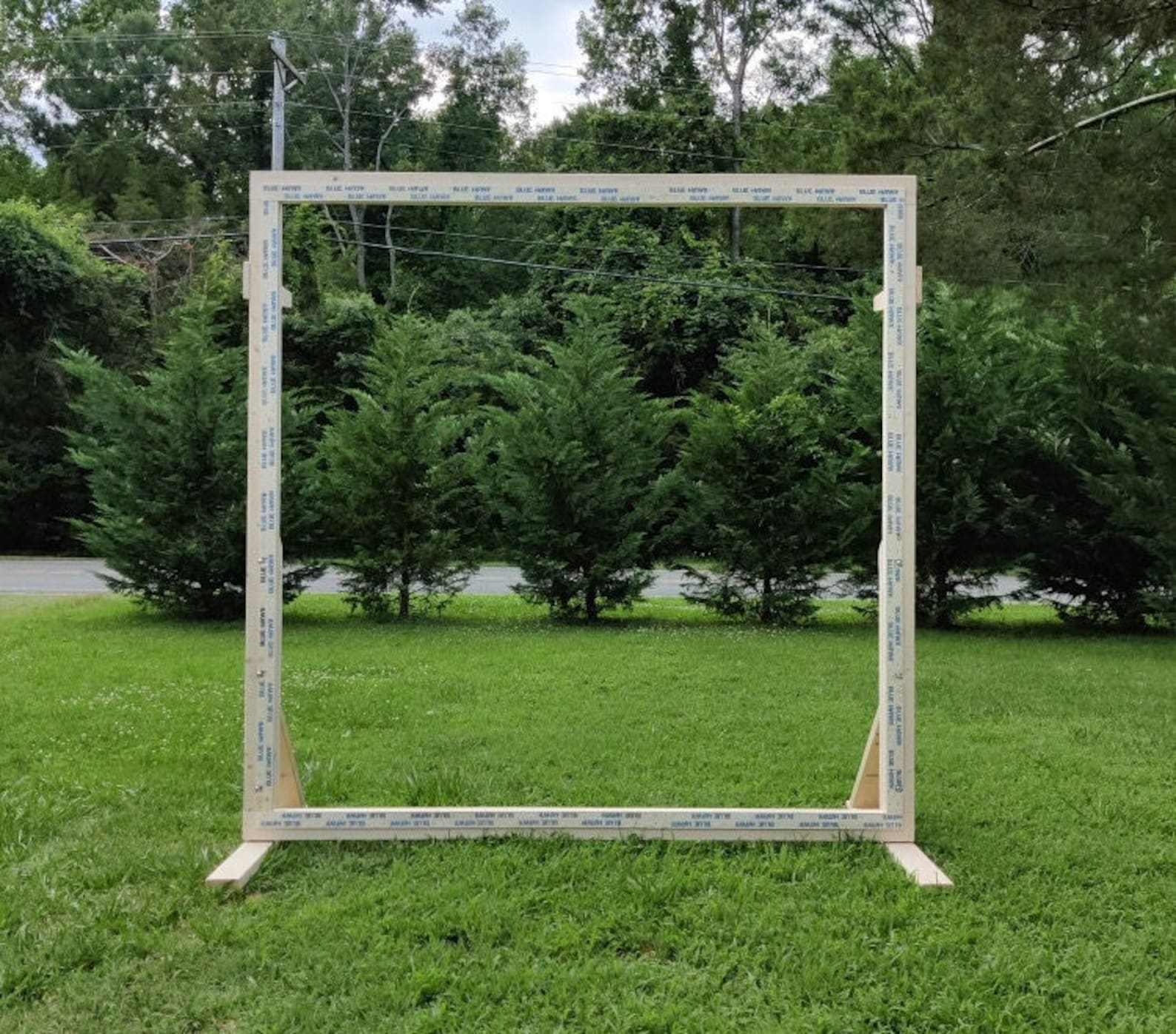 Wooden Free Standing Frame for Rug Tufting Pine Strong and Stable, Two ...