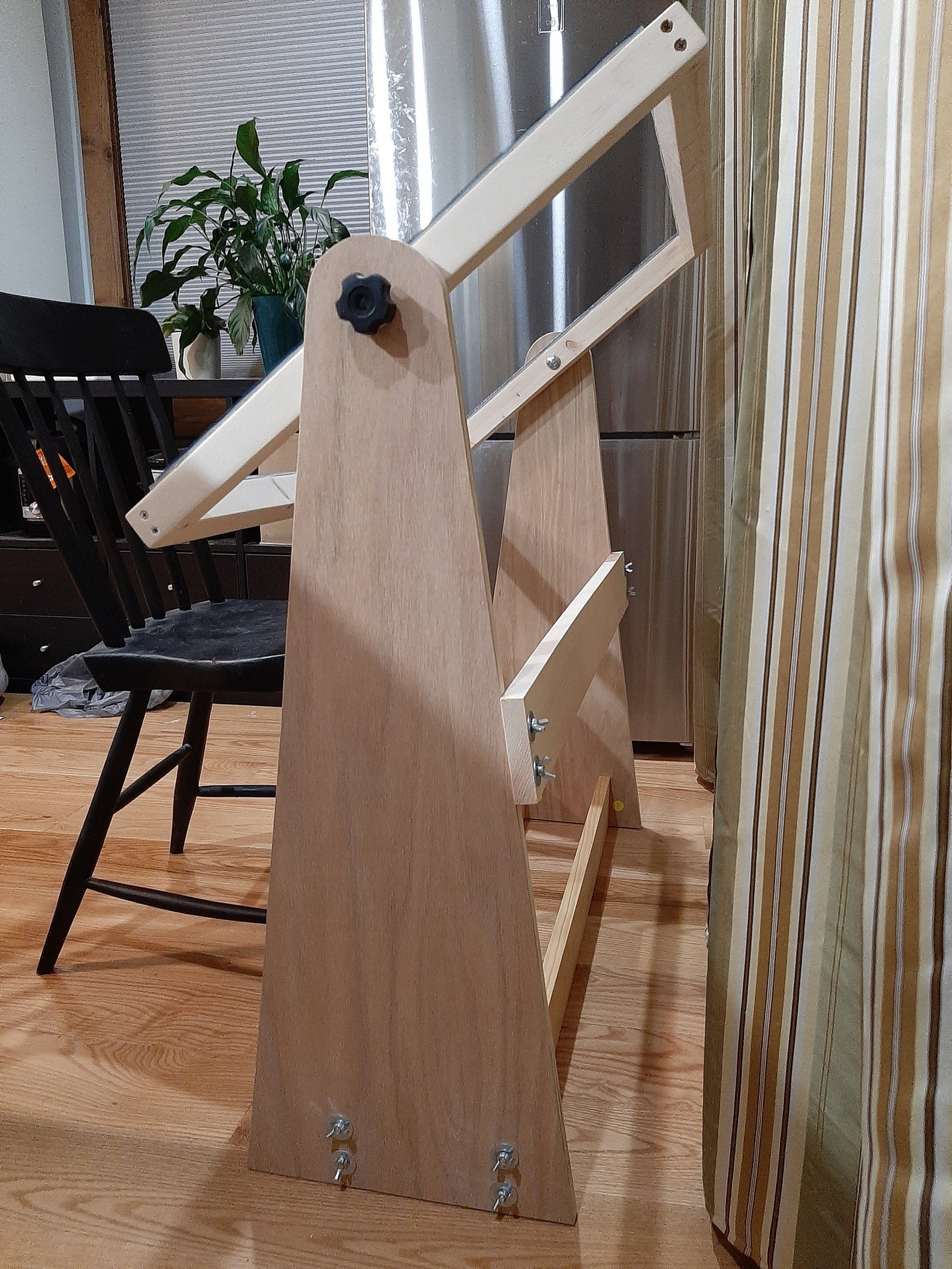 Rug Hooking Punch Needle Wooden Floor Stand With Gripper Strip - Etsy