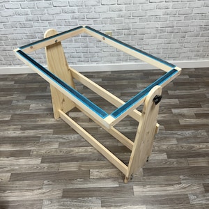 Rug Hooking Punch Needle Wooden Floor Stand With Gripper Strip Optional ...