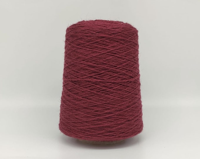 F240 Red Wool Rug Yarn 100% New Zealand Wool Ready for Use ~ 2 Ply Thin ...