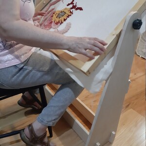 Rug Hooking Punch Needle Wooden Floor Stand With Gripper Strip Optional ...