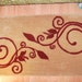 RUG Elegant Floral Scroll Rug - Etsy