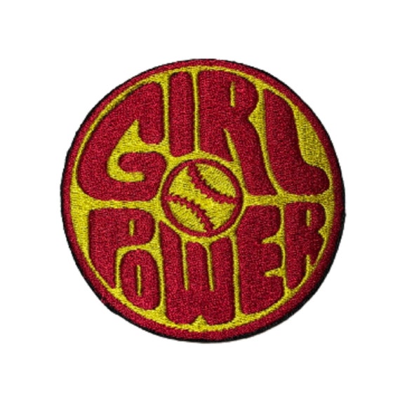 Softball Iron on Patch 3.5 Inch Large Patch for Bag Softball - Etsy