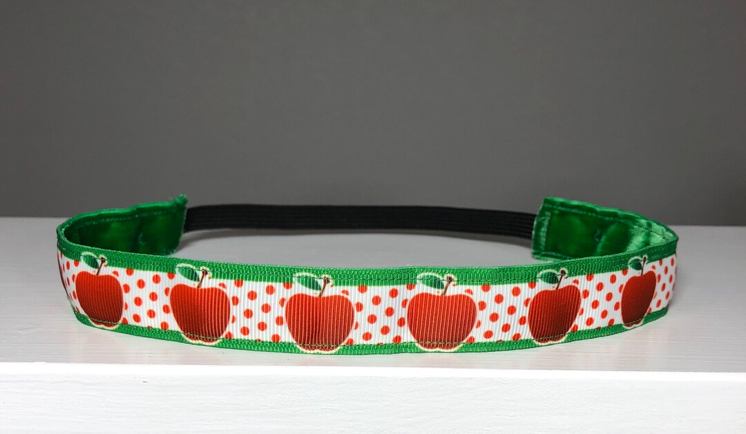 Apple Teacher Headband, Choice of Size, Cute Apple Headband, Back to ...