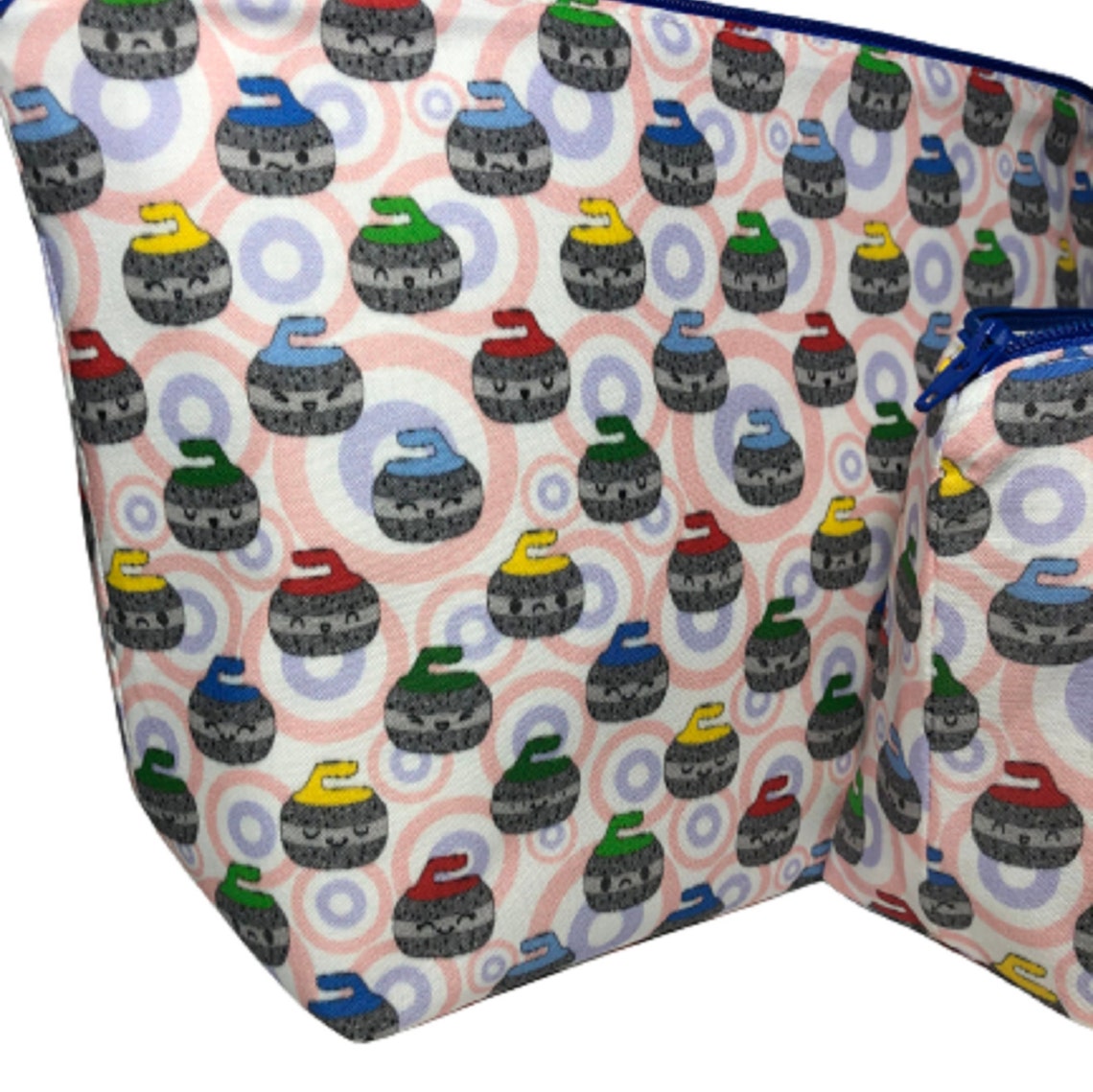 Curling Stone Makeup Bag Set, Choice Size, Curling Gifts, Curling Bag ...