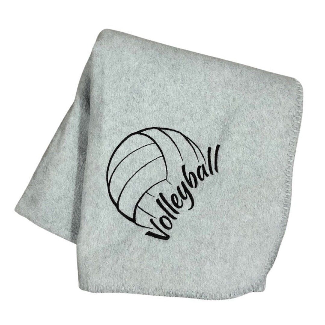 Volleyball Blanket Throw, Choice of Color, Volleyball Gifts for Girls ...