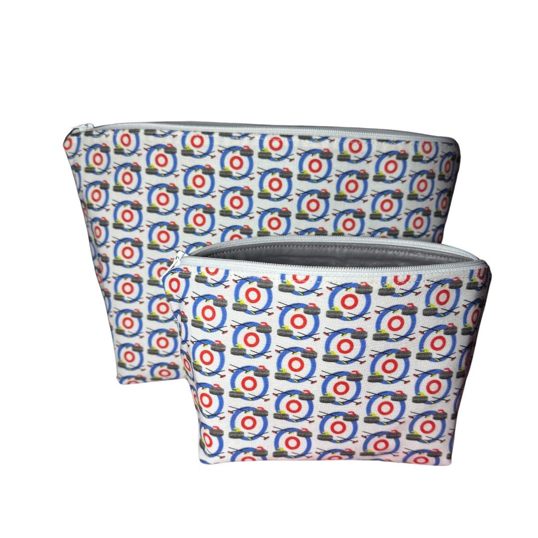 Curling Stone Makeup Bag Set, Choice Size, Curling Gifts, Curling Bag ...