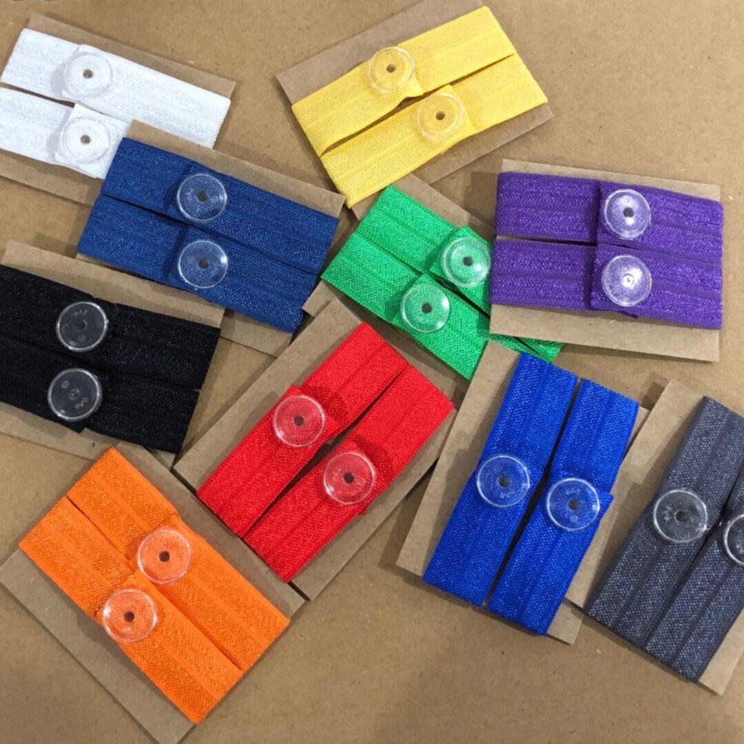 Solid Colored Shirt Ties, Shirt Clips for Women, Sleeve Clips, Sleeve ...