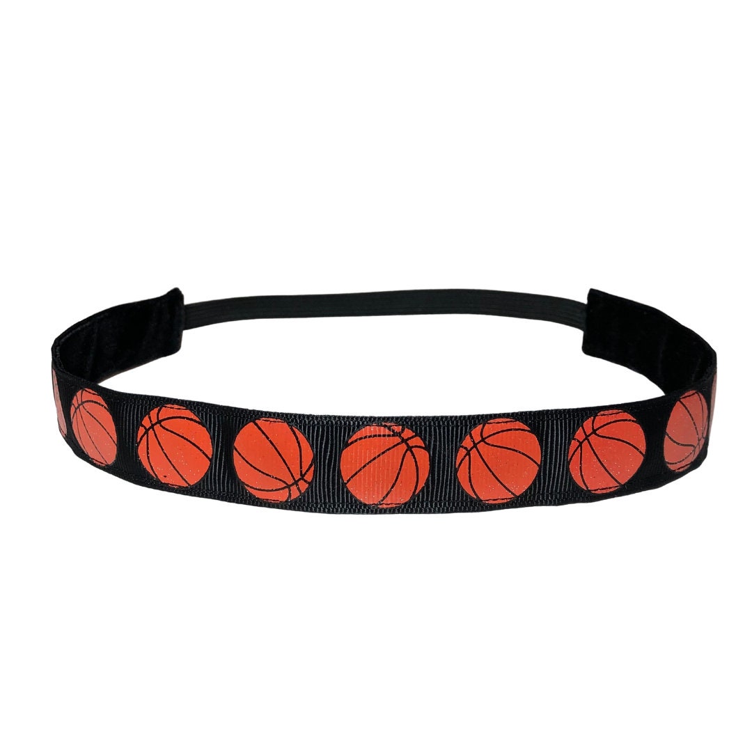 Glitter Basketball Headband, Choice of Size and Color, Headband Girls ...