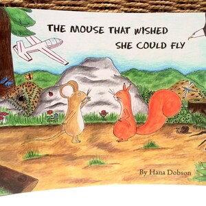 Illustrated Children's Story Book, the Mouse That Wished She Could Fly ...