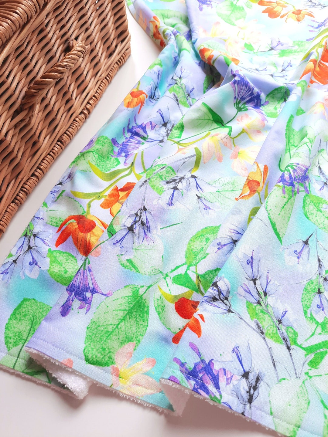Natural Baby Blanket - Luxurious Bamboo & Organic Cotton Soft Blanket ...