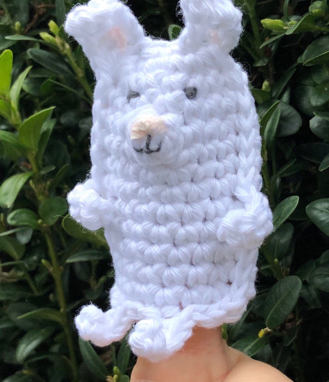 Rabbit Finger Puppet - Etsy