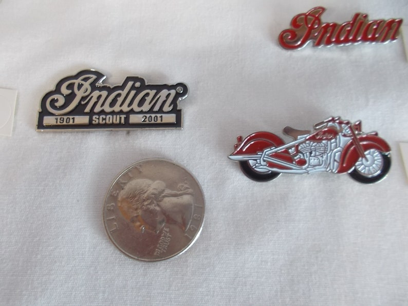 Vintageindian Motorcyclepinjewelrybiker - Etsy
