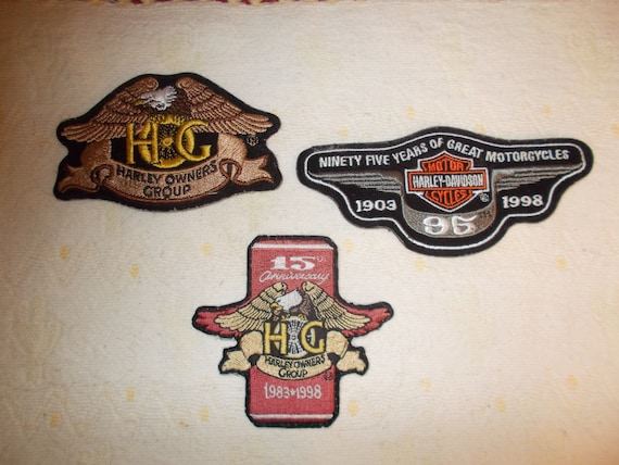 Vintage~HARLEY DAVIDSON~Patch~USED~Patches~Your Choic… - Gem
