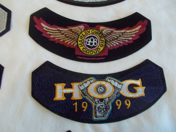 GENUINE~Harley Davidson Patch~6"~Rocker~Harley~Jewelr… - Gem