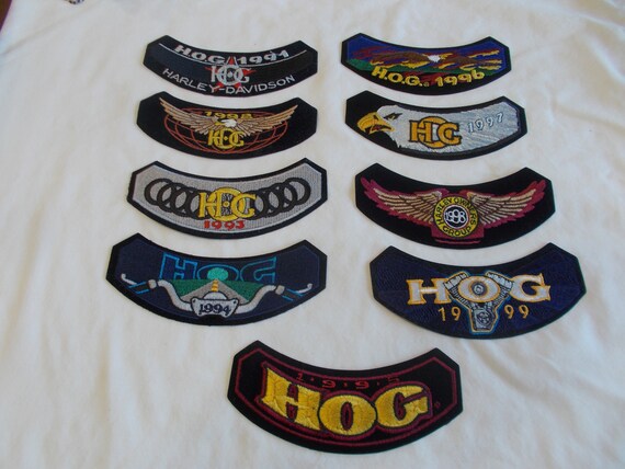 GENUINE~Harley Davidson Patch~6"~Rocker~Harley~Jewelr… - Gem