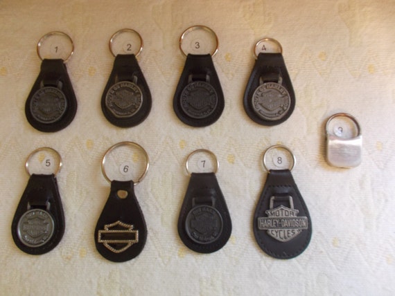 vintage key chain motorcycle - Gem