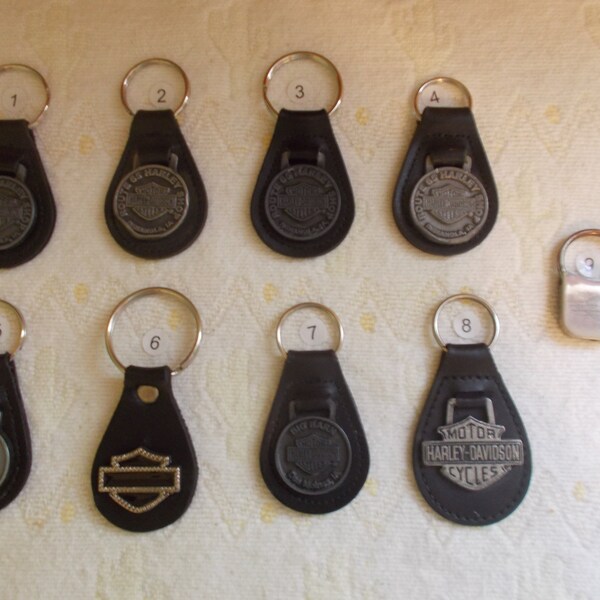 Harley Davidson Key Chains - Etsy