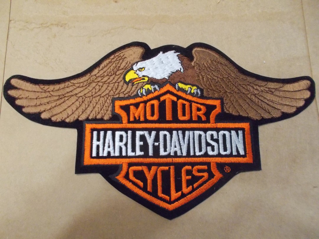 Largeharley Davidsonjacketpatch11never Usedold Stock80'sgenuine Harley ...