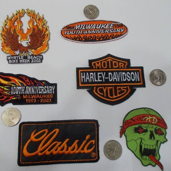 Harley Davidson Patch Small - Etsy