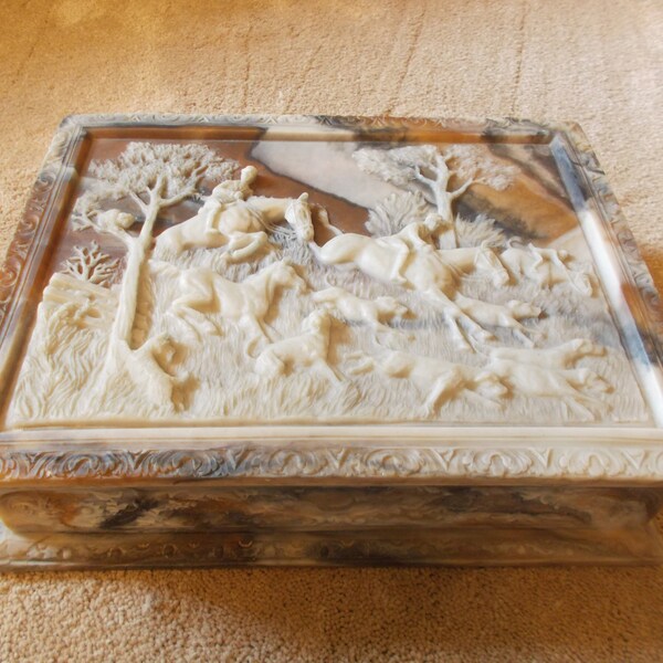 Incolay Jewelry Box - Etsy