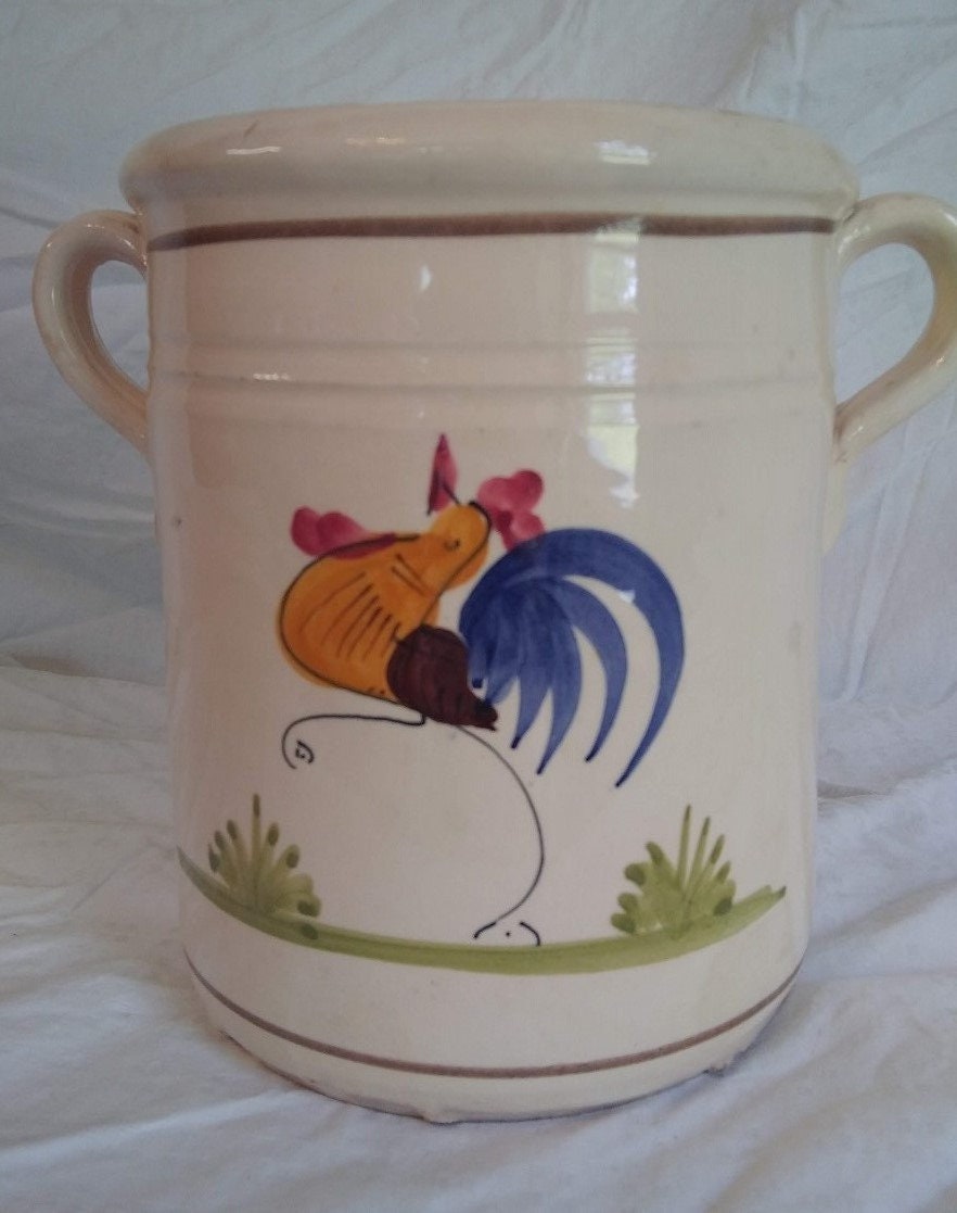 Hey Rooster Strut Your Stuff Pottery Crock Full of Pride - Etsy