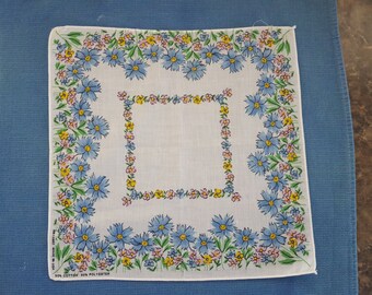 Flower handkerchief | Etsy