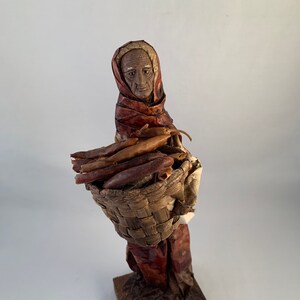 Vintage Mexican Folk Art Paper Mache Figure Sculpture - Etsy