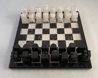 Marble chess set | Etsy