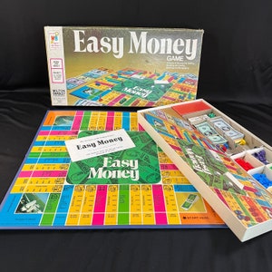 Vintage 1974 Easy Money Board Game, Complete, Hours of Fun, Retro Game ...