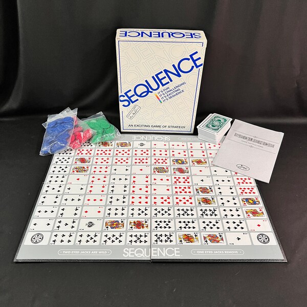 Sequence Game Board - Etsy