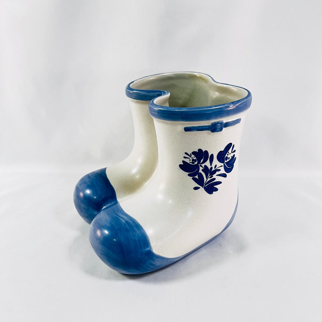 Pfaltzgraff Yorktowne Boot Planter, Unique Rare Pfaltzgraff Piece ...