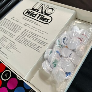 Vintage 1982 Uno Wild Tiles Game, Complete, Another Family Card Game ...