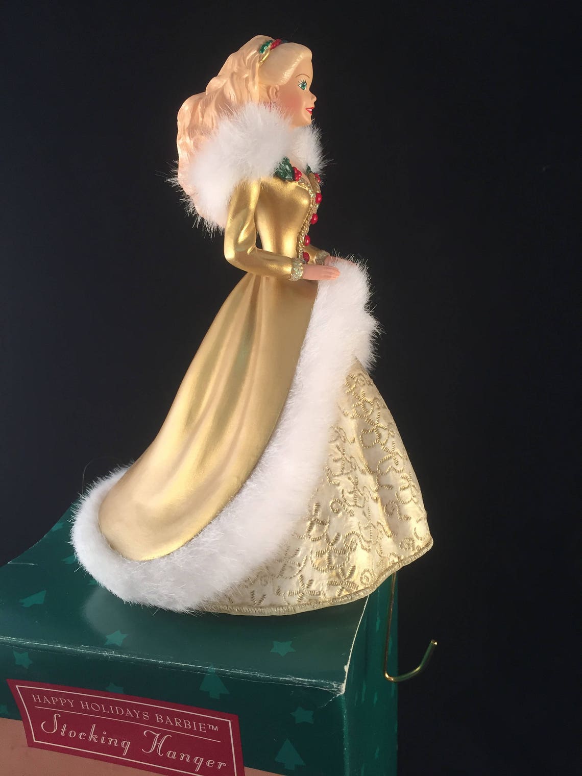 1995 Barbie Stocking Hanger Made by Mattel, Holiday Barbie Stocking ...