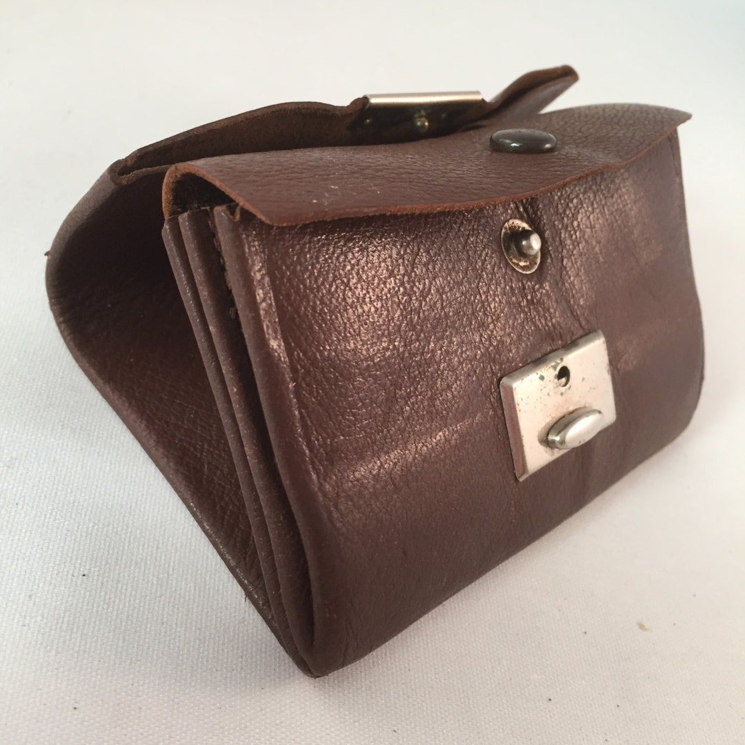 Unique Leather Vintage Wallet, Coin, Bills Compartments, Rustic ...