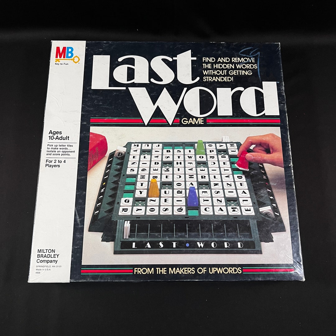 Vintage 1985 Last Word, Find and Remove the Hidden Words Without ...