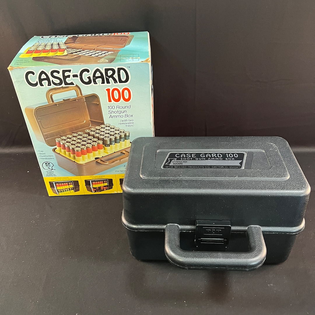 Case-gard 100 Shotgun Ammo Box New in Original Box, Holds 100 Rounds, 2 ...