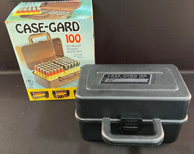 Case-gard 100 Shotgun Ammo Box New in Original Box, Holds 100 Rounds, 2 ...