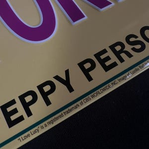 1990's I Love Lucy License Plate Sign, vita Grl Great Like New ...