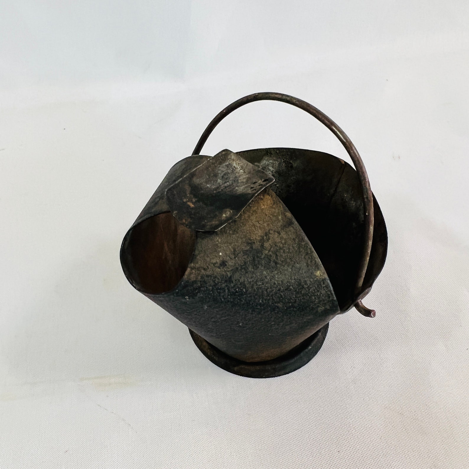 Mini Scuttle Bucket Ashtray With Handle Small Replica Scuttle - Etsy