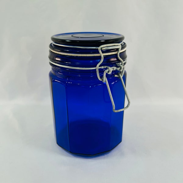 Cobalt Blue Jar - Etsy
